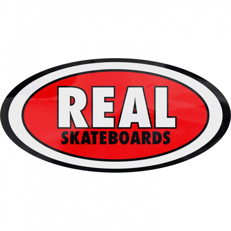 Real Staple Ovals Decal 4" – Quality Surfboards Hawaii