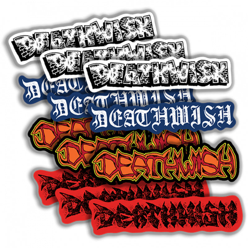 Deathwish Assorted Stickers - Choose Options – Quality Surfboards Hawaii
