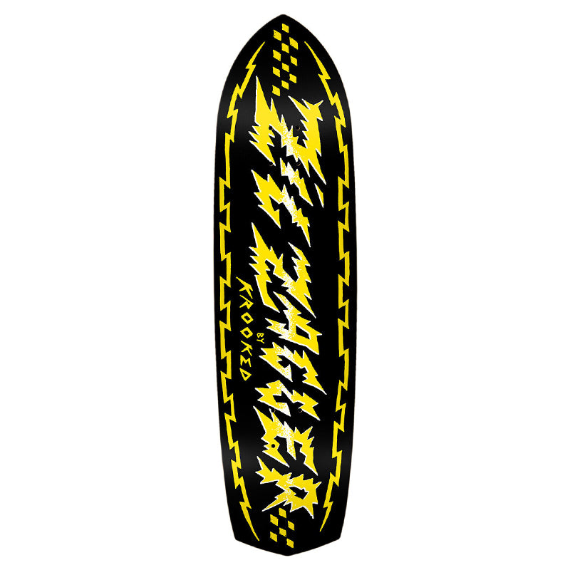 Zig Zagger By Sam D. Skateboard Deck (Black) 8.62 – Quality Surfboards ...