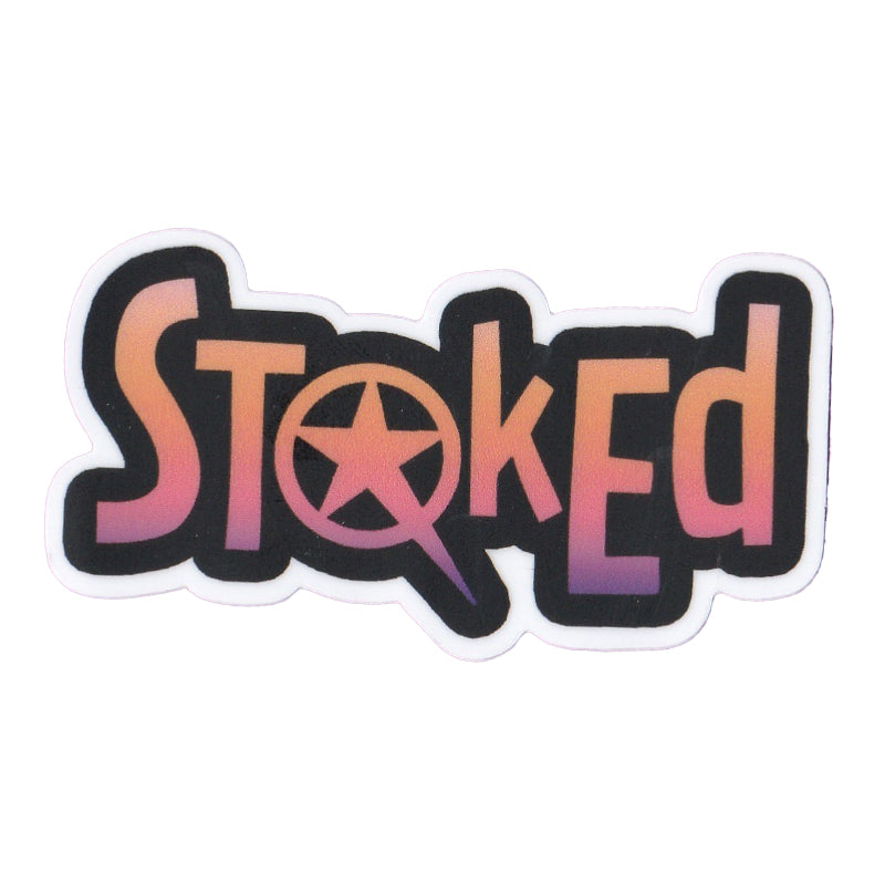 Stoked Gradient Sticker 3" – Quality Surfboards Hawaii