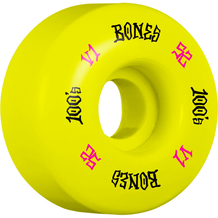 100 Skateboard Wheels V1 Standard 52mm 100A 4pk Yellow – Quality ...