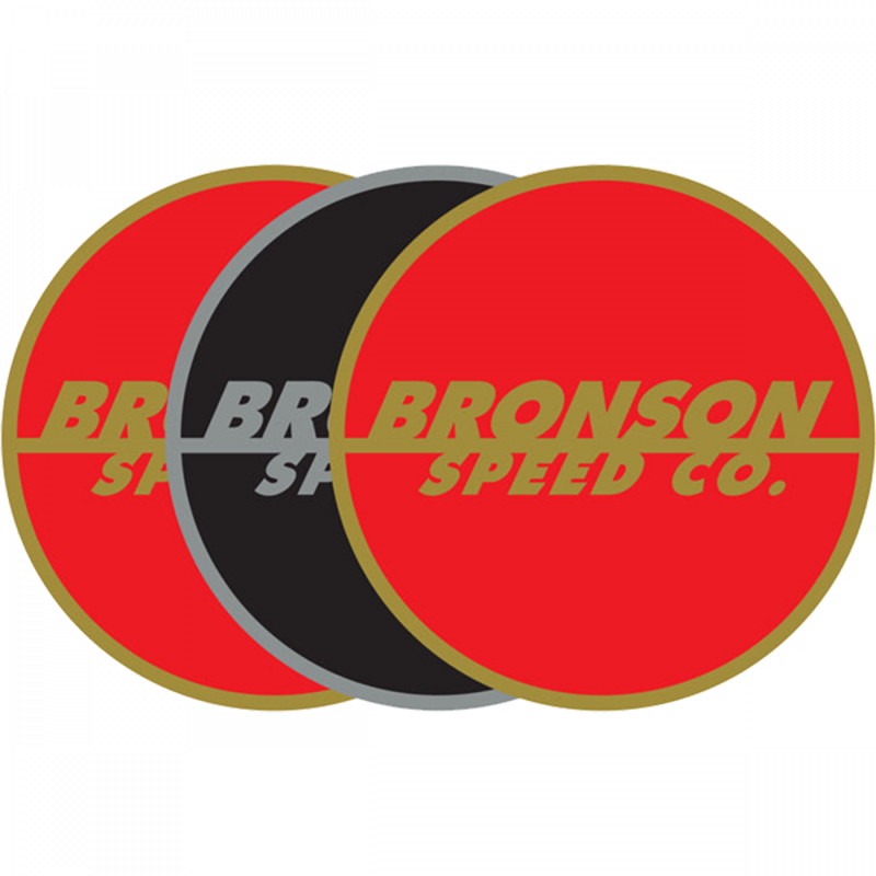 Bronson Speed Co. Circle Logo Sticker 3" – Quality Surfboards Hawaii