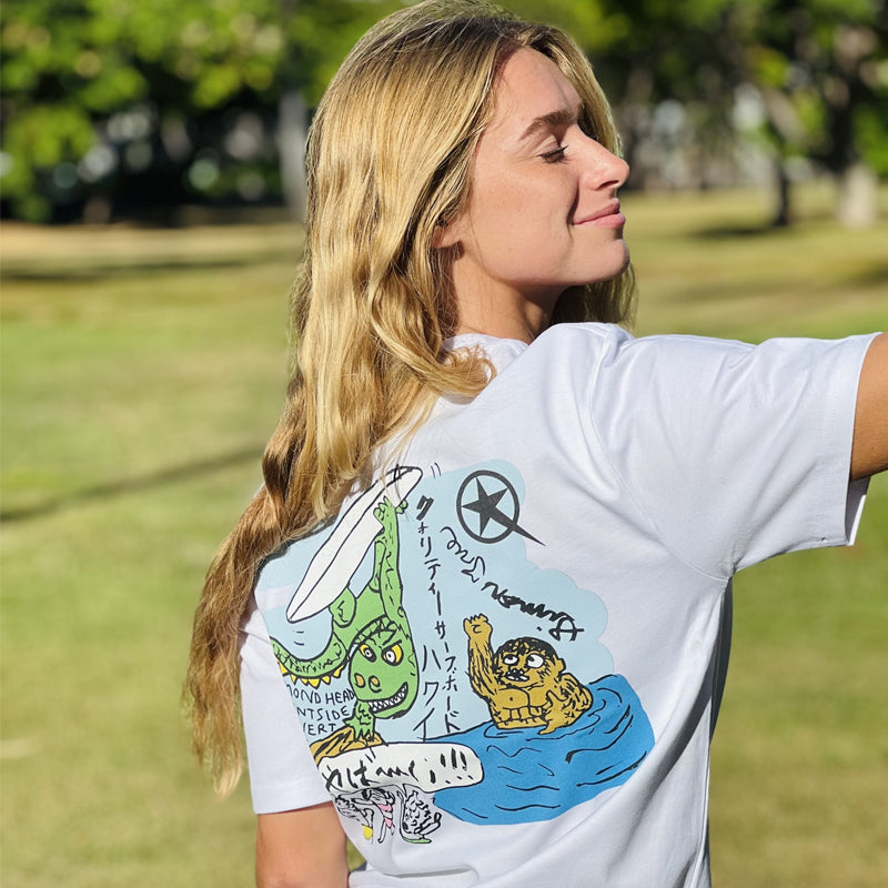 Diamond Head Frontside Invert Tee – Quality Surfboards Hawaii