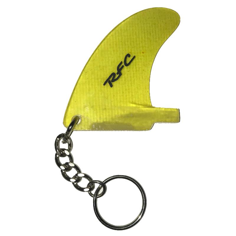 Rainbow Fin Co Fiberglass Fin Keychain – Quality Surfboards Hawaii