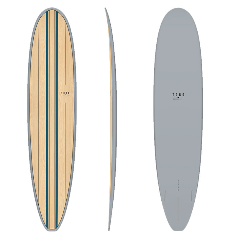 8'6" TET Grey/Wood – Quality Surfboards Hawaii